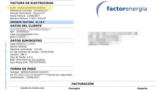 ¿Qué es y cómo saber el CUPS de la luz?
